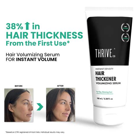 Thriveco Hair Thickener Volumizing Serum For Instant Volume