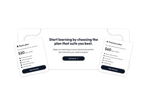 4 Tier Lifetime Plan Table Free Webflow Component