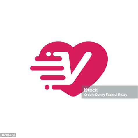 하트 벡터 스톡 일러스트 디자인 템플릿 내부의 초기 V 문자 0명에 대한 스톡 벡터 아트 및 기타 이미지 0명 개념 귀여운 Istock