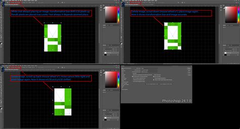 Inaccurate Pixel And Transformation Box On Placin Adobe Support Community 13619435