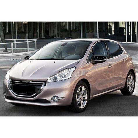 Комплект 2 капака за огледала за PEUGEOT 208 2012-2019 г., черни ...