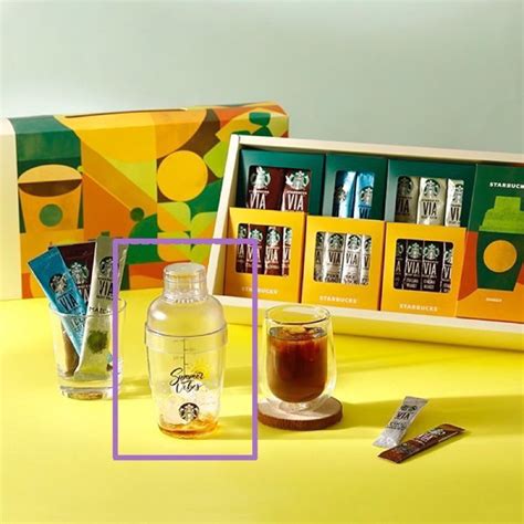 星巴克 冰搖杯 玩味via禮盒 星巴克via®焦糖那堤即溶咖啡 星巴克咖啡 焦糖via 星巴克玩味via禮盒 蝦皮購物