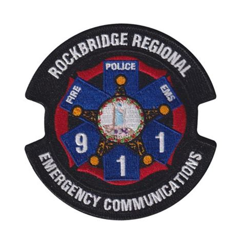 Rockbridge Regional 911 Center Emergency Communications Patch
