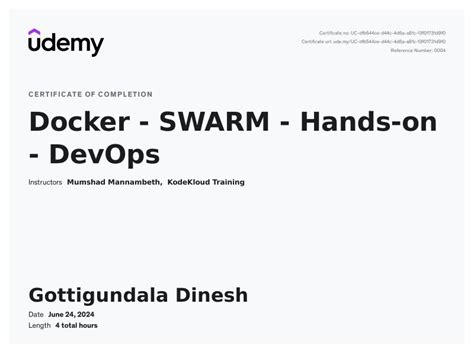 Dinesh Gottigundala On Linkedin Udemy Docker Devops Mumshad