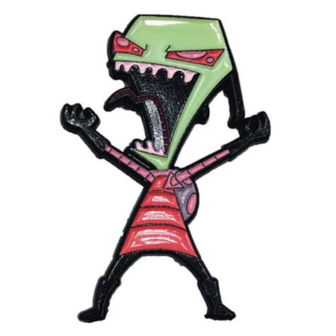 Invader Zim Laughing Zim Lapel Pin Entertainment Earth