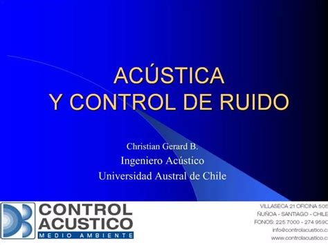 PPT AC STICA Y CONTROL DE RUIDO PowerPoint Presentation Free