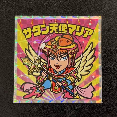 【未使用】ロッテシティホテル錦糸町 限定 サタン天使マリア シール 1枚 悪魔が天使になっちゃったビックリマン第2弾 Lotte ビックリマン