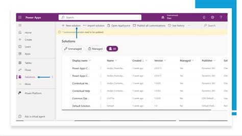 Working With Solutions In Power Apps Sibasi Ltd Blog