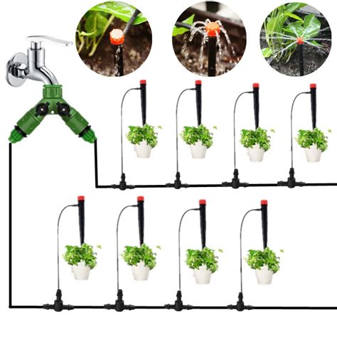 농업용호스 물호스릴 수도호수 40m 2 Outlets Hose Splitter Watering Kits 티몬