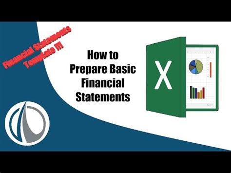 Financial Statements Template In Excel How To Prepare Financial Statements Empower Youth