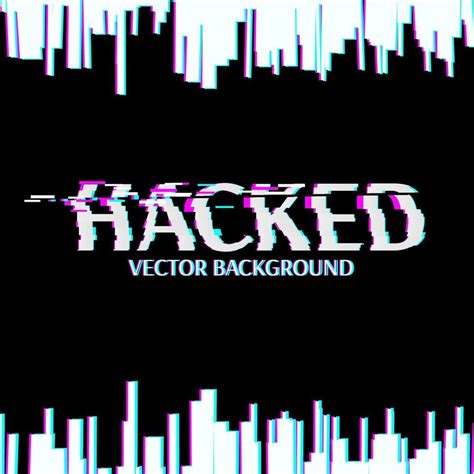 Hacked Glitched Abstract Digital Background 7740389 Vector Art At