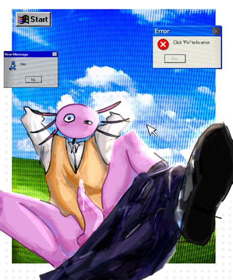 Rule 34 Animal Genitalia Axolotl Axolotl Humanoid Kinito Kinitopet