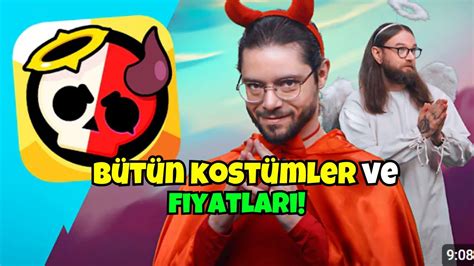 Brawl Talkta Gösterilen Bütün Kostümler ve Fiyatları brawlstars