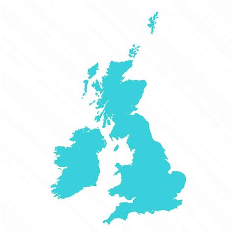 Vector Simple Map Of UK Country 25842166 Vector Art At Vecteezy