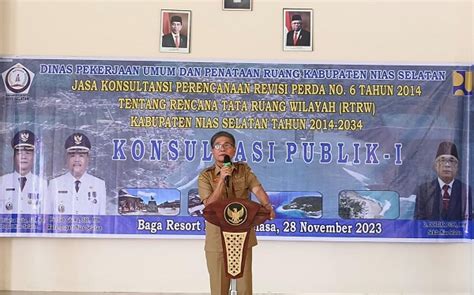 PUPR Nisel Gelar Konsultasi Publik Revisi Perda RTRW