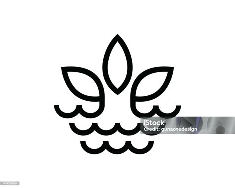 공장 물 기호 서식 파일 디자인 벡터 상징 디자인 컨셉 창조적인 기호 아이콘 개념에 대한 스톡 벡터 아트 및 기타 이미지 개념 개발 교육 Istock