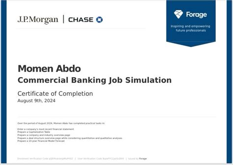 Momen Abdelrhman On Linkedin I Just Completed Jpmorgan Chases