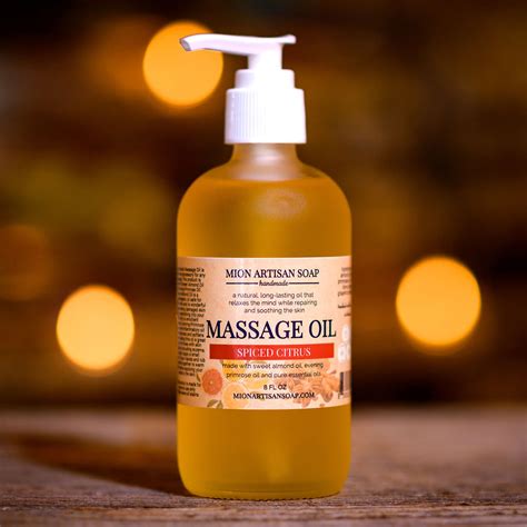 Massage Oils 4 Scents Mion Artisan Soap Co