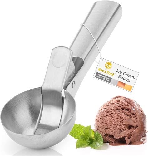 Amazon YasTant Premium Ice Cream Scoop With Trigger Ice Cream