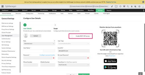 OpManager REST API OpManager Help