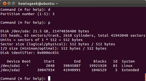 How To Use Fdisk To Manage Partitions On Linux