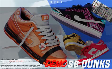 Second Life Marketplace Flite Sb Dunks Demo