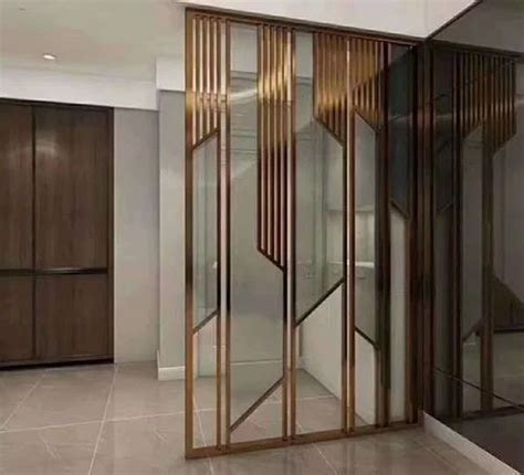 Latest Designs Of Custom Pvd Partition Separators Divideter Etc In Gold