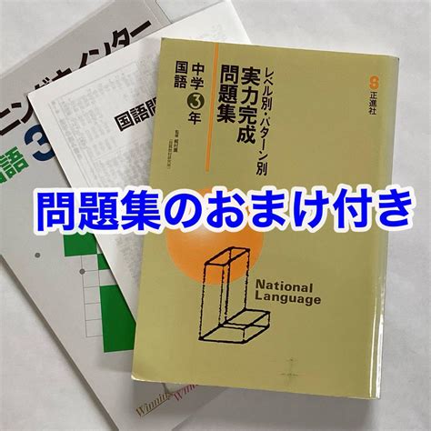 中学3年 国語 レベル別・パターン別 実力完成問題集 早稲田アカデミー メルカリ