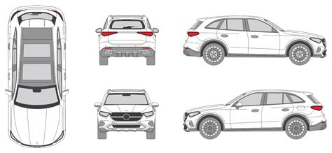 Mercedes Benz Glc 2022 Vehicle Templates Unleashed