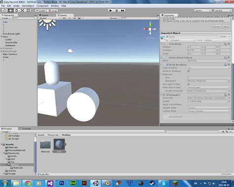 How To Change Imported From Blender Mesh S Material Unity Engine Unity Discussions