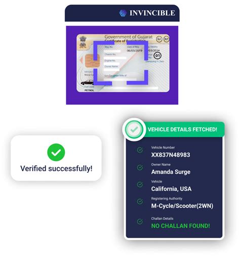 Vehicle RC Verification API Over 40 Data Points