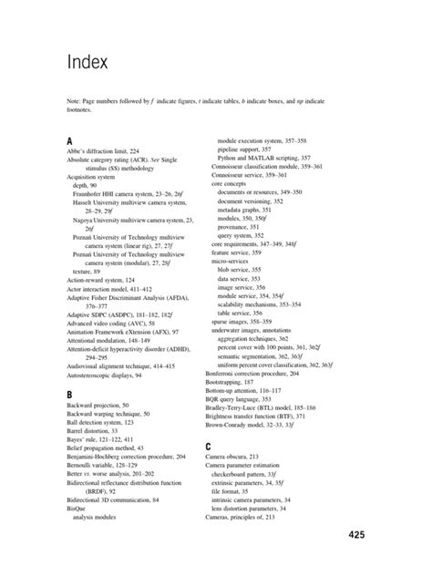 Index 2018 Academic Press Library In Signal Processing Volume 6 Pdf