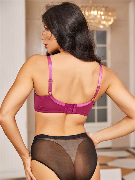 Silksilky Washable Silk Bralette Top Lace Trim Bras For Women Silksilky