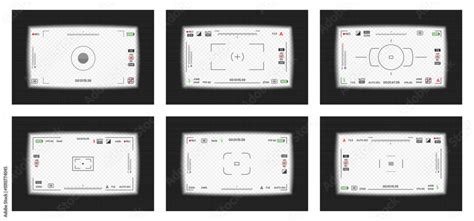 Camera Viewfinder Video Or Photo Frame Recorder Flat Style Design