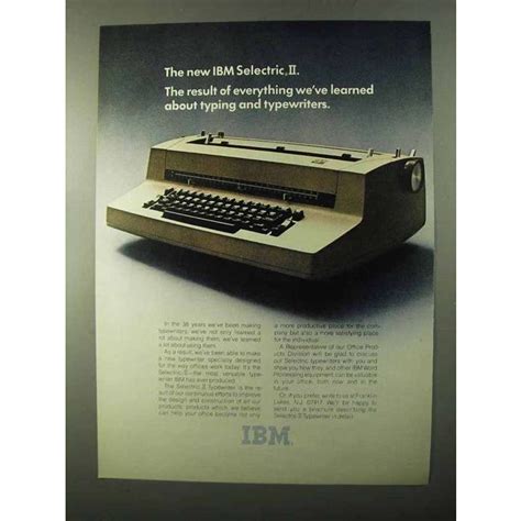 IBM Selectric Typewriter R Nostalgia