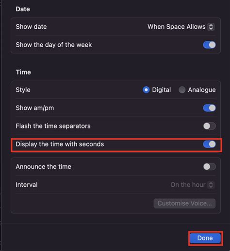 How To Show Seconds On Mac Clock Sysprobs