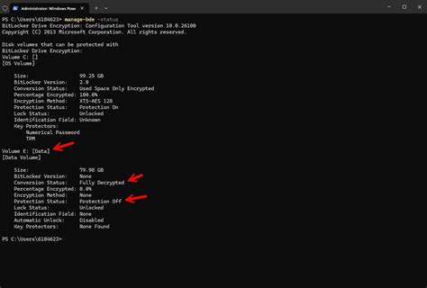 Manage Bde Managing Bitlocker From The Command Line
