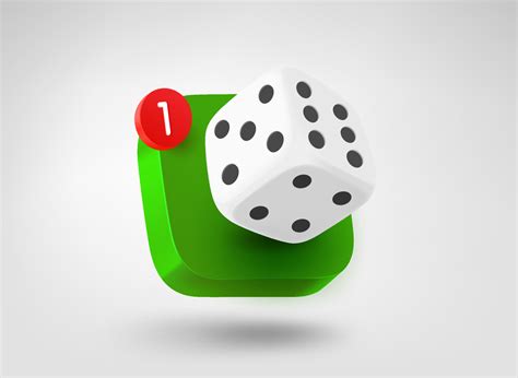 Dice On App Button 3d Vector Mobile Application Icon 23181146 Vector Art At Vecteezy