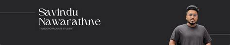 Savindu Nawarathne Behance