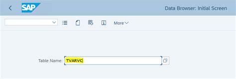 How To Collect Tvarvc Table Entries In Transport R Sap Community