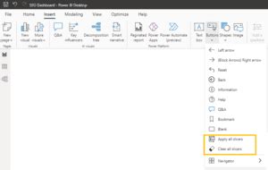 How To Add A Clear All Filter Button In Power BI