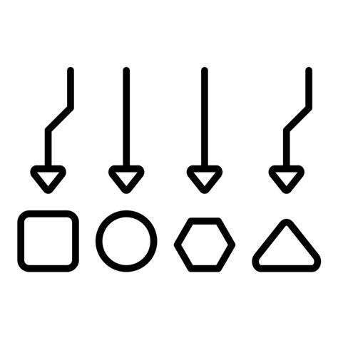 Unstructured Data Line Icon Vector Art At Vecteezy