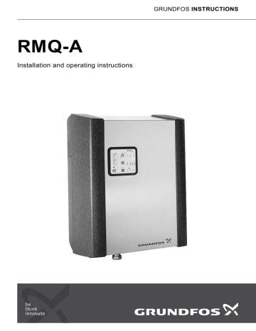 Grundfos Rmq A Installation Operating Instruction Manualzz