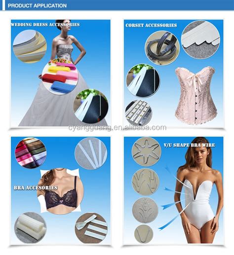 V Shape Stainless Steel Bra Underwire Durable And Customizable