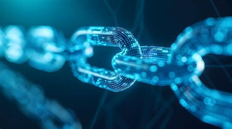 Blockchain Network Concept With Digital Nodes And Cryptographic Chains
