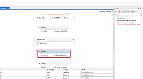 String Is Not Recognized As A Valid Datetime Help Uipath Community Forum