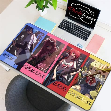 Bocchi The Rock แผ ่ นรองเมาส ์ ขนาดใหญ ่ 900x400 อะนิเมะสาวโต ๊ ะคอมพิวเตอร ์ โต ๊ ะ Pc ตู ้