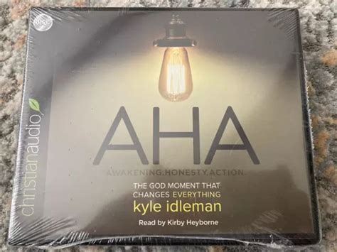Livre Audio Daction Aha Awakening Honesty Par Kyle Idleman Eur 10 74