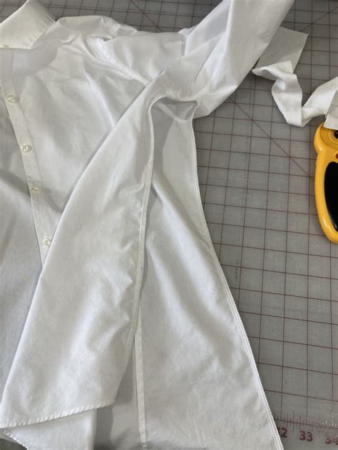 Stop The Gap Add A Gusset To A Button Down Shirt To Prevent Gaping