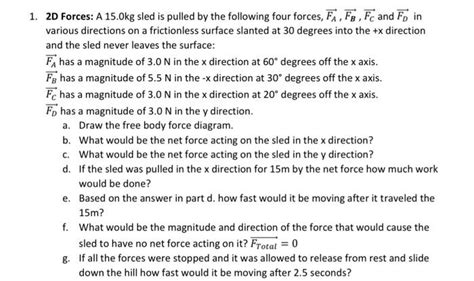 Solved Work Energy Theorem And Conservation Of Energy A Chegg